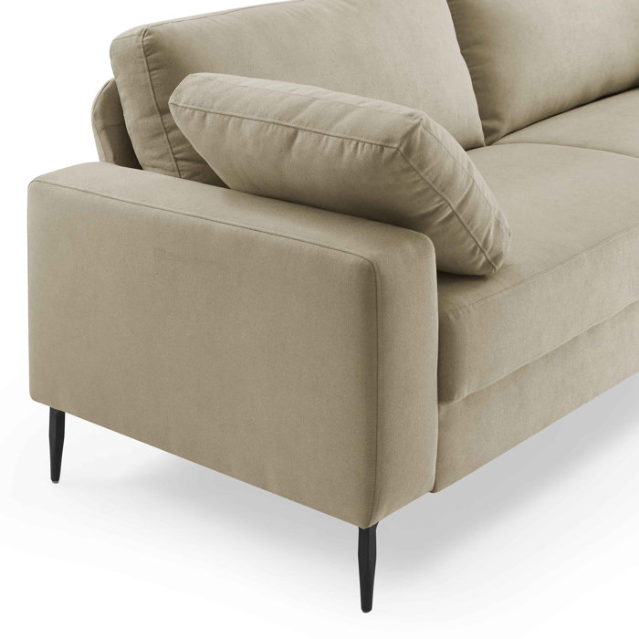 Corrigan Studio® Jeses Minimore Modern Style Etta 84.3" Mid-Century Modern Design Sofa & Reviews ...